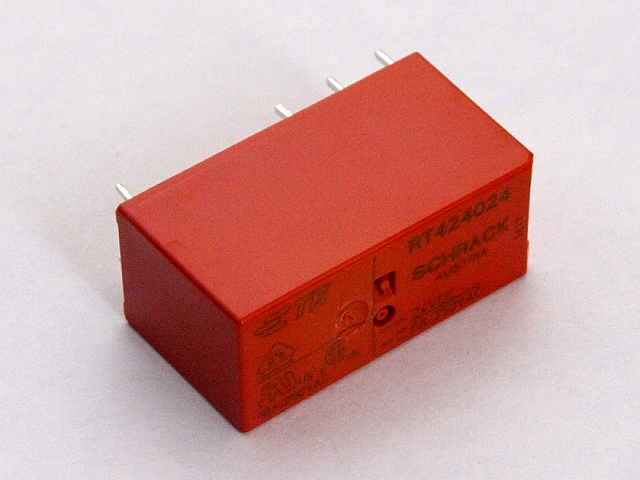 РЕЛЕ RT424024 (6-1393243-8), [=24В.] [2гр.на переключение]] [8А. ~250В ...